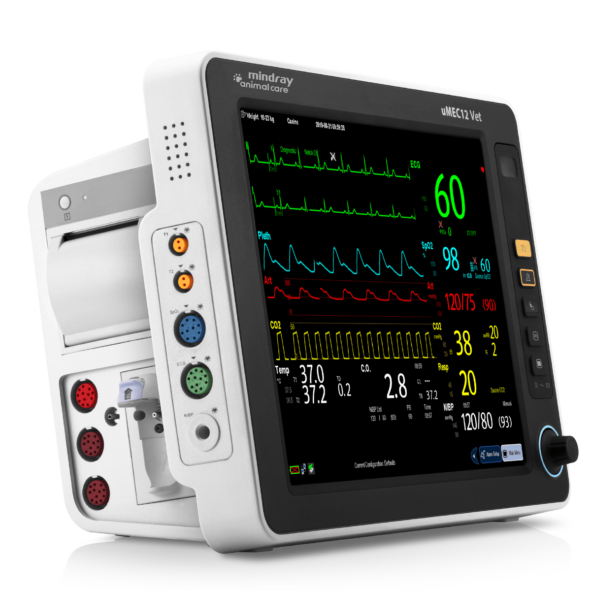 Mindray Animal uMEC12 Vet Multi-Parameter Monitor – Pioneer Veterinary ...
